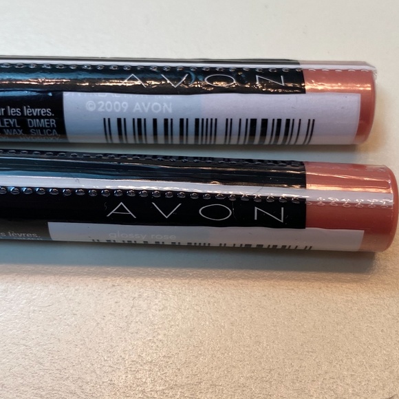 Avon | Makeup | 2 Avon Big Color Glossy Lip Pencil Glossy Rose | Poshmark